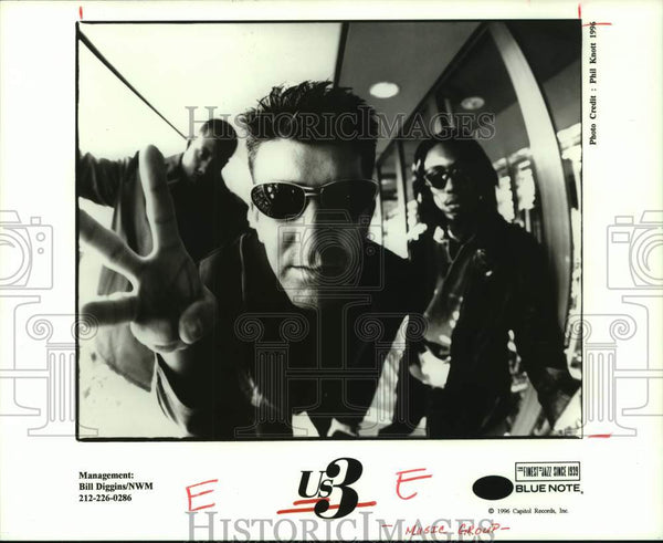1996 Press Photo Music Group "Us3". - hcp09729 - Historic Images