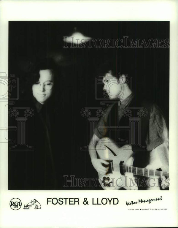 1989 Press Photo Foster & Lloyd - country music duo - hcp10558 ...