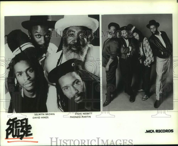1989 Press Photo Members of music group "Steel Pulse". - hcp10754 ...