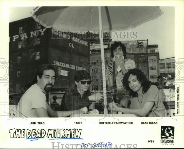1993 Press Photo Members of the pop music group The Dead Milkmen ...
