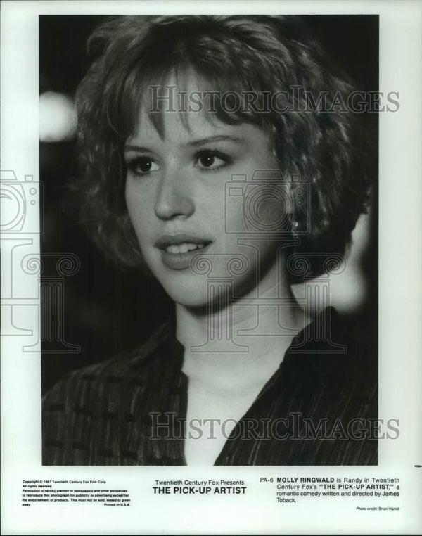 1987 Press Photo Molly Ringwald stars as Randy in "The Pick-Up Artist ...