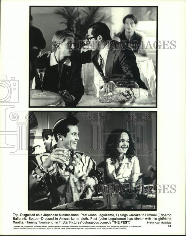 1997 Press Photo Scenes from "The Pest" Movie Starring John Leguizamo ...