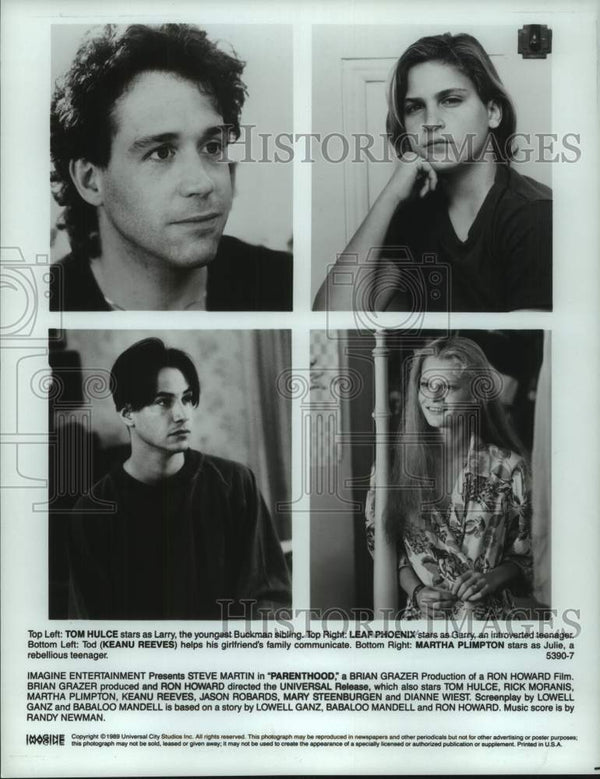 1989 Press Photo Cast & Characters of "Parenthood" Movie by Ron Howard ...