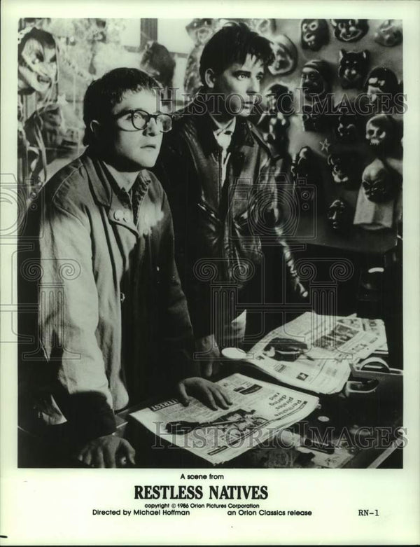 1986 Press Photo Joe Mullaney & Vincent Friell star in "Restless ...