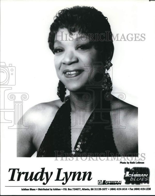 Press Photo Singer Trudy Lynn - hcp73495 - Historic Images