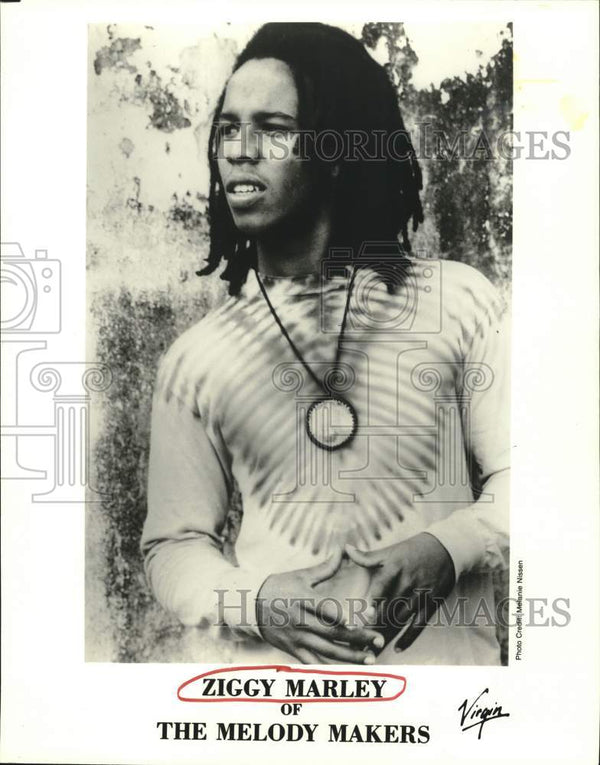 1991 Press Photo Singer Ziggy Marley of The Melody Makers - hcp92890 ...