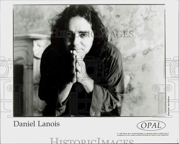 1989 Press Photo Musician Daniel Lanois - hcq44983 - Historic Images