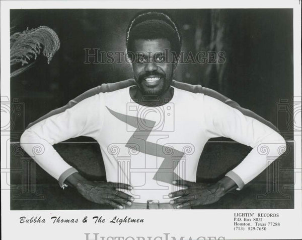 1983 Press Photo Singer Bubbha Thomas & The Lightmen - hcq45035 ...
