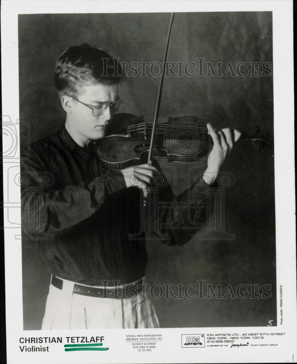 1994 Press Photo Christian Tetzlaff, Violinist - hcq45189 - Historic Images