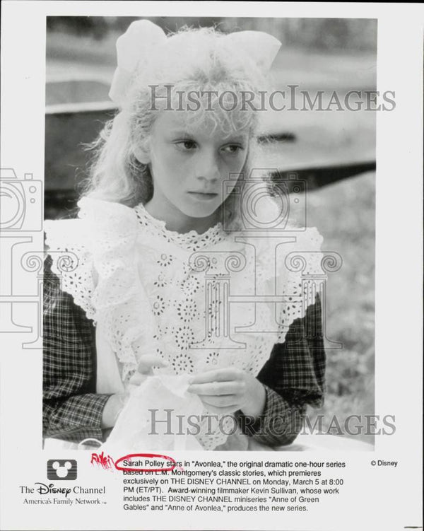 1990 Press Photo Actress Sarah Polley in "Avonlea" TV Series - hcq4519 ...