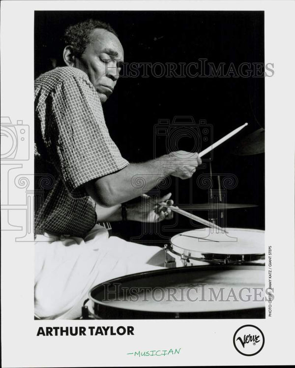 1993 Press Photo Musician Arthur Taylor - hcq45269 - Historic Images