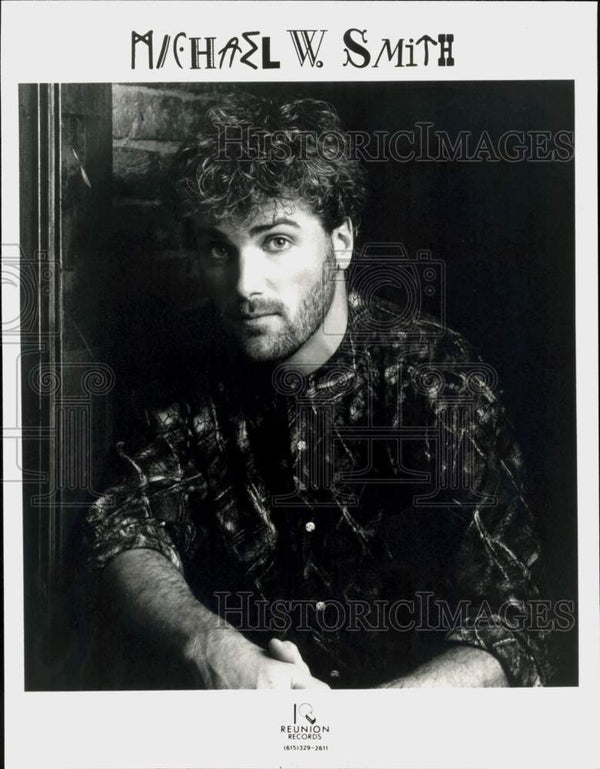1988 Press Photo Singer Michael W. Smith - hcq45291 - Historic Images