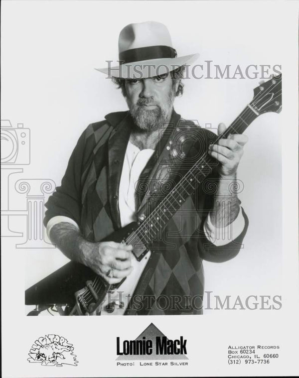 1985 Press Photo Singer-Guitarist Lonnie Mack - hcq45381 - Historic Images