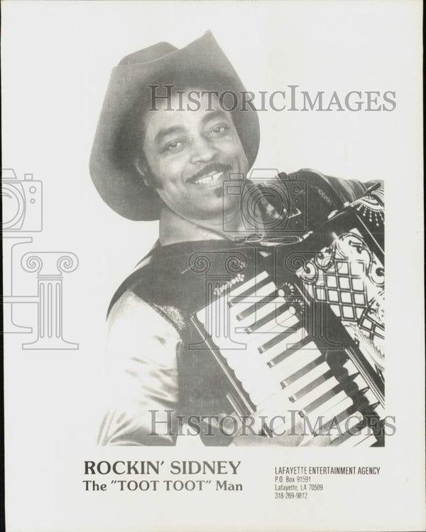 Press Photo Musician Rockin' Sidney, The "Toot Toot" Man - hcq45479 ...