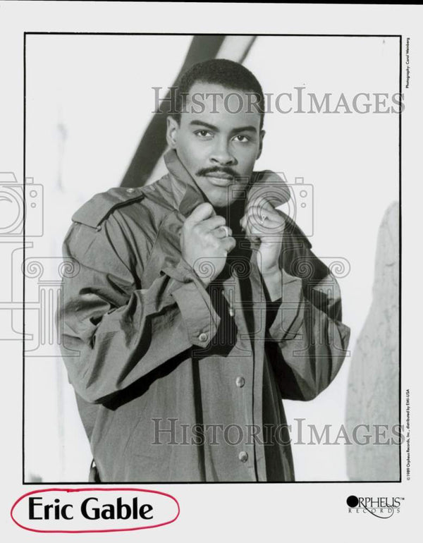 1989 Press Photo Singer Eric Gable - hcq45639 - Historic Images