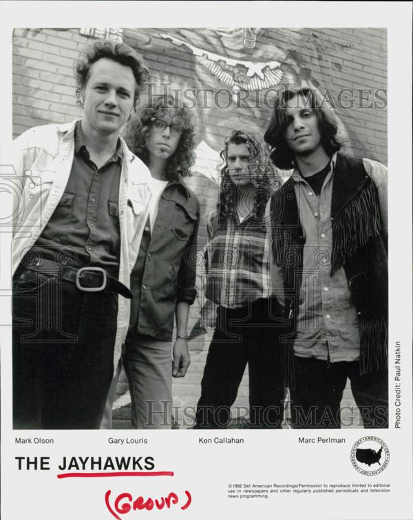 1992 Press Photo The Jayhawks, Music Group - hcq46032 - Historic Images