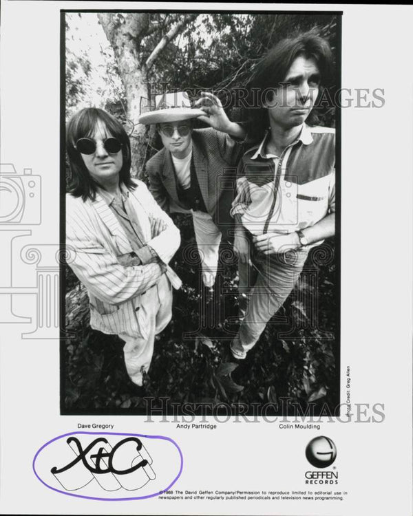 1988 Press Photo XTC, Rock Group - Andy Partridge, Dave Gregory, Colin ...