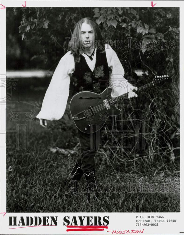 1995 Press Photo Musician Hadden Sayers - hcq46288 - Historic Images