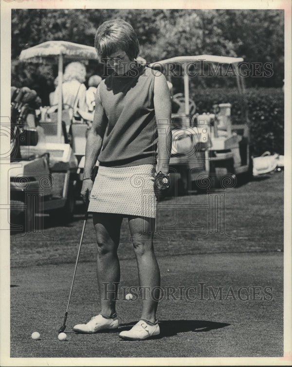 1973 Press Photo Betty Burfeindt, Golfer - hcs00217 - Historic Images
