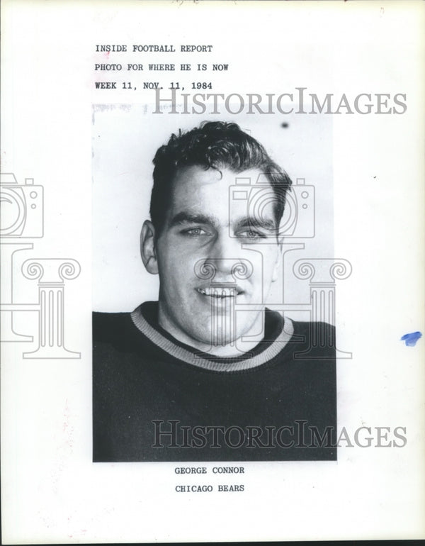 1984 Press Photo George Connor during his glory days with the Chicago ...