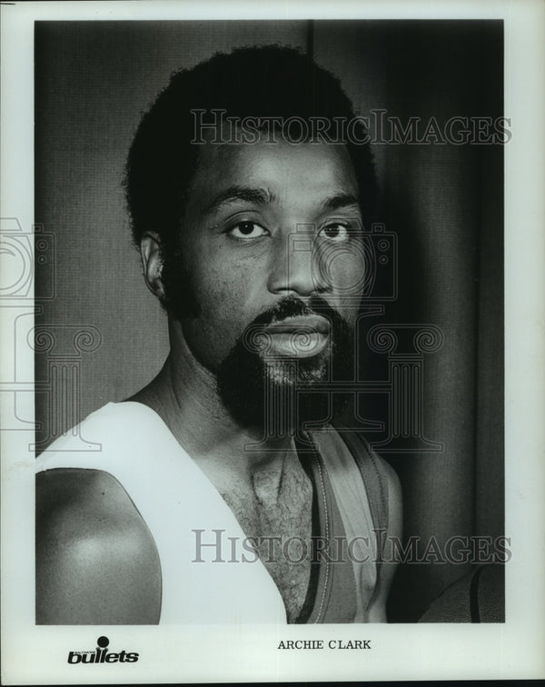 1973 Press Photo Washington Bullets basketball player, Archie Clark ...