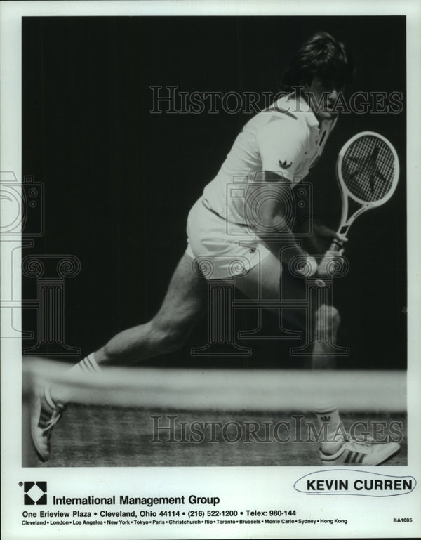 Press Photo Professional tennis player Kevin Curren. - hcs03474 ...