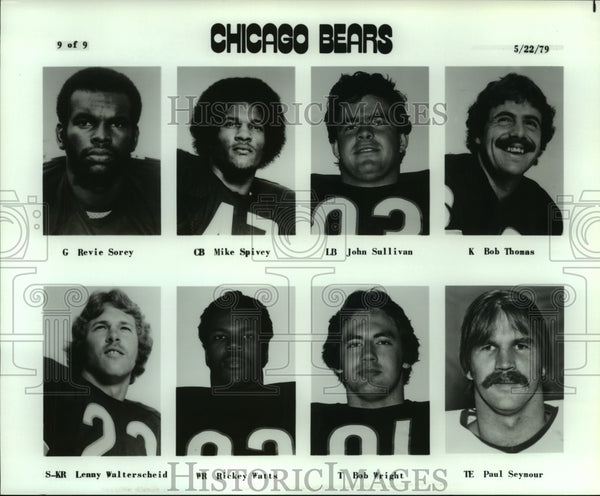 1979 Press Photo Chicago Bears football players. - hcs07000 - Historic ...