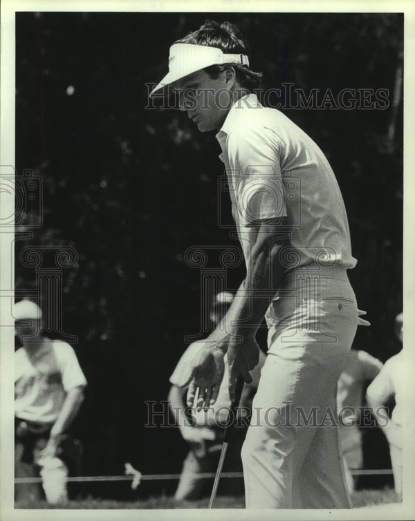 1983 Press Photo Professional golfer Gary Koch of the United States on ...