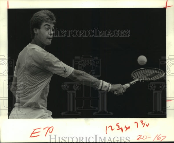 1985 Press Photo Sweden's Andres Jarryd returns to face Gerulitis at ...