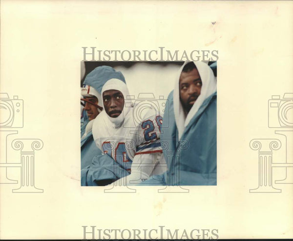 1989 Press Photo Cris Dishman & Doug Smith, Football's Houston Oilers ...