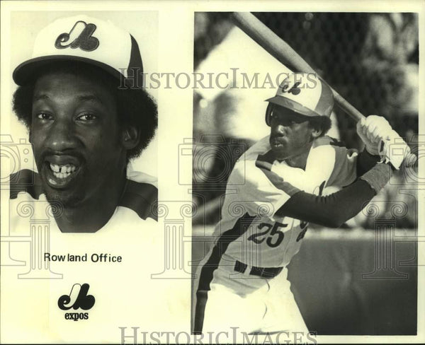 1988 Press Photo Montreal Expos' baseball player Rowland Office ...