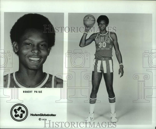 1978 Press Photo Robert Paige, basketball star with Harlem ...
