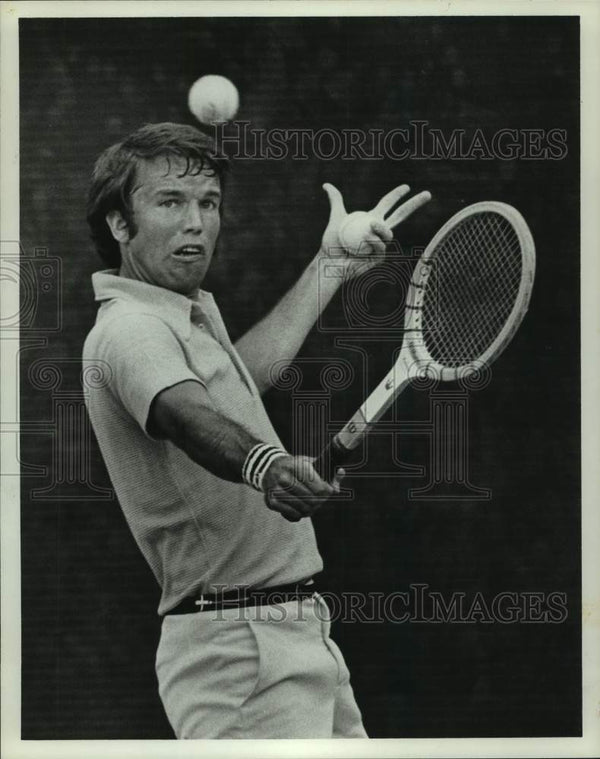 1975 Press Photo Professional tennis player Raz Reid of the United ...