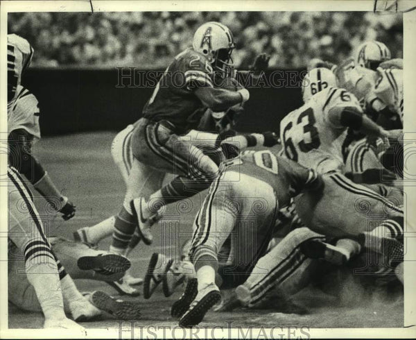 1980 Press Photo Houston Oilers football player Rob Carpenter #26 ...