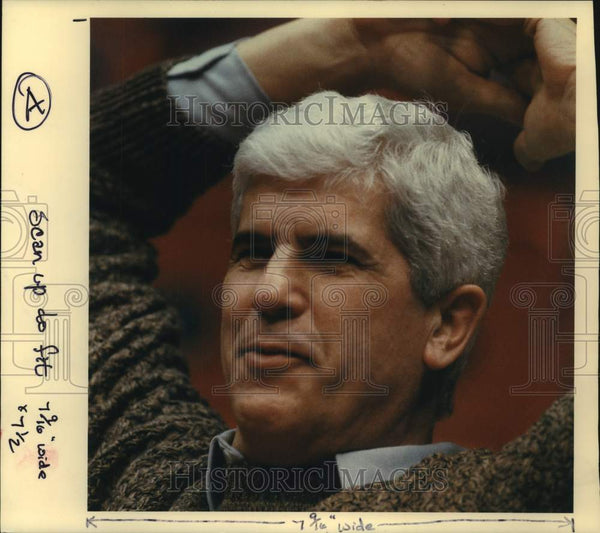 1988 Press Photo Ex-Rockets Del Harris now guides the Milwaukee Bucks ...