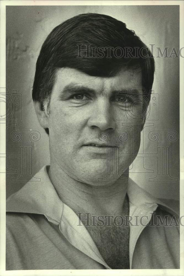 1982 Press Photo Houston businessman Diron Talbert played for Redskins ...