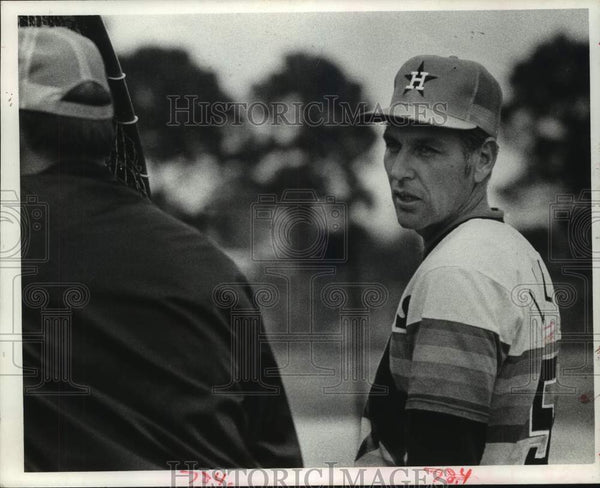 1982 Press Photo Baseball player Bob Lillis has been with Astros for 21 ...