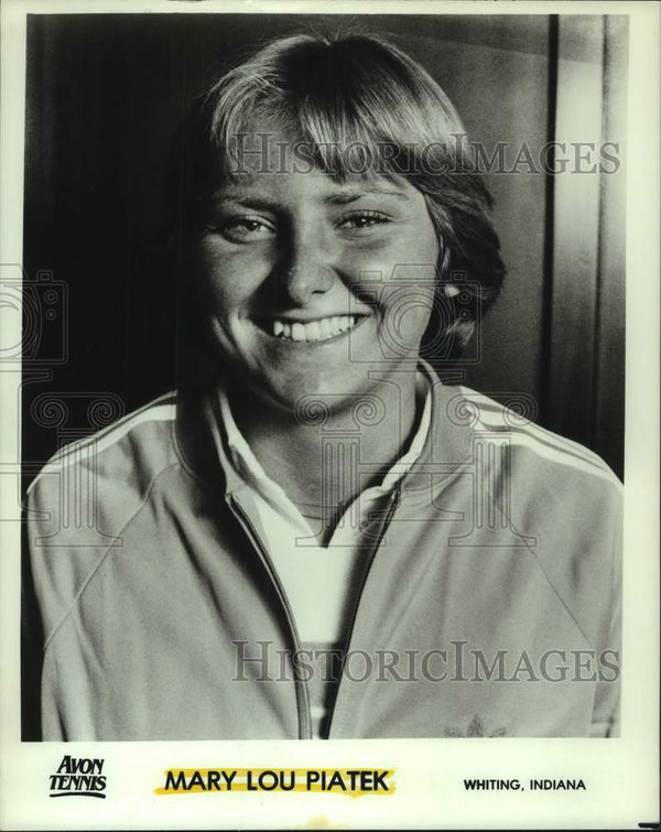 1982 Press Photo Tennis player Mary Lou Piatek - hcs22288 - Historic Images