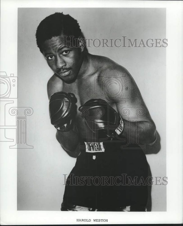 1978 Press Photo Boxer Harold Weston - hcs24694 - Historic Images
