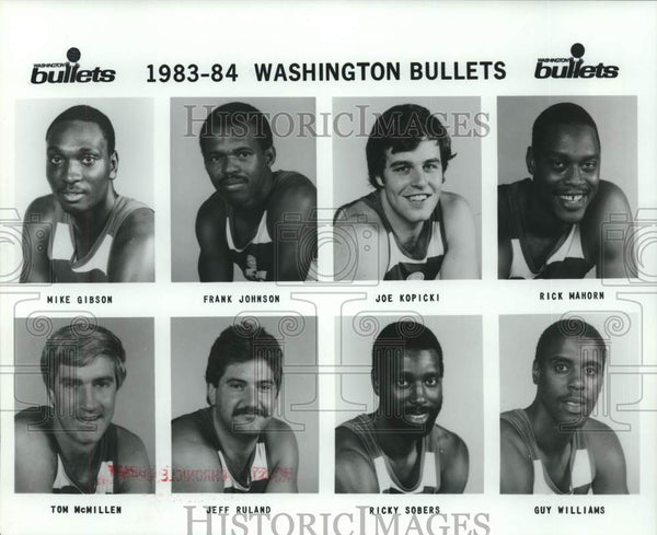 1983 Press Photo Washington Bullets basketball head shots - hcs25571 ...