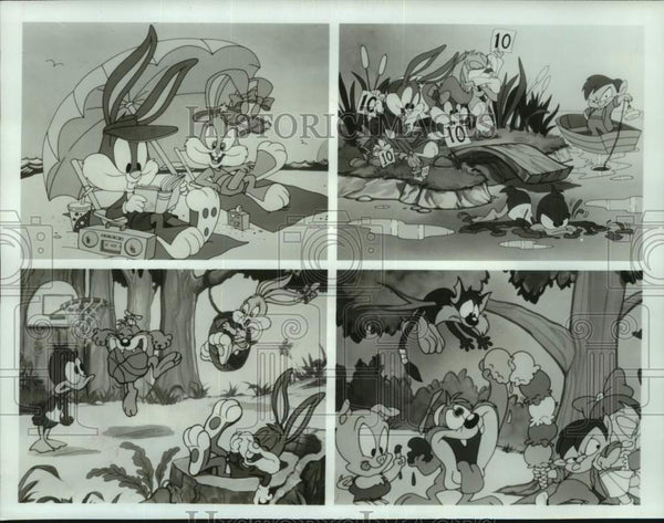 1991 Press Photo Animated Characters of Tony Toots Adventures ...