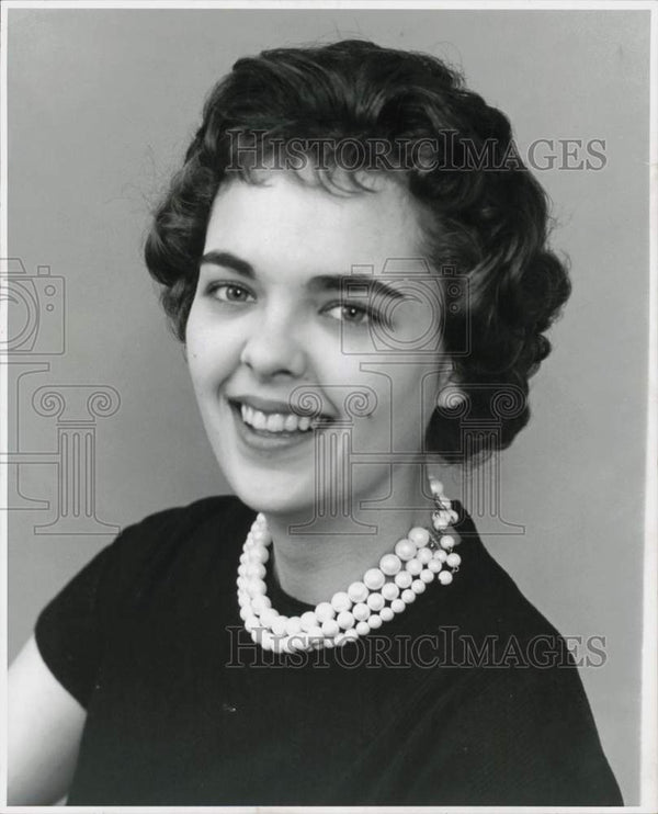1959 Press Photo Pat Walker of Houston Post Advertising Department ...