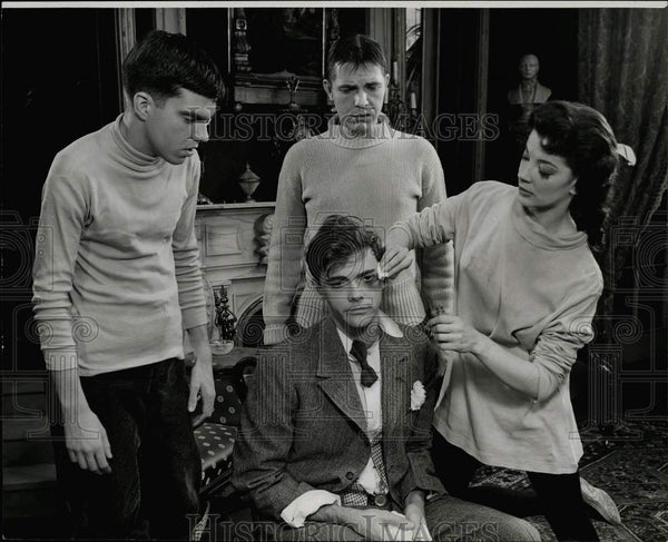 1958 Press Photo Gage Jordan in "The Happiest Millionaire" play in ...