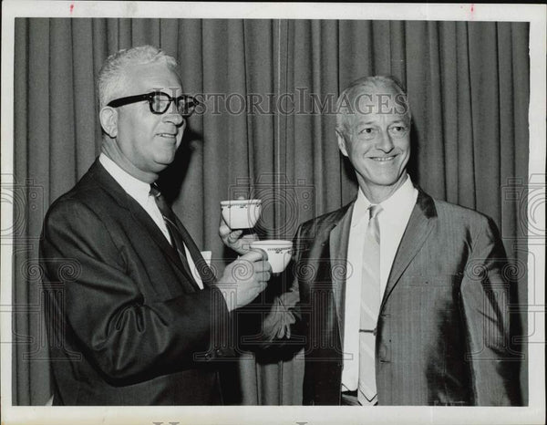 1963 Press Photo Clay Stephenson and Ken Laird of Tatham-Laird, Inc ...