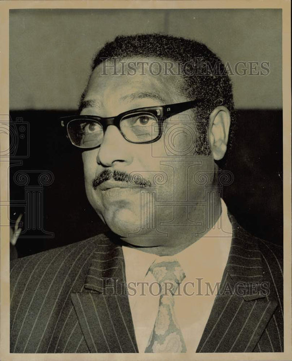 1971 Press Photo Dr. Samuel Proctor, Rutgers University professor. - h ...