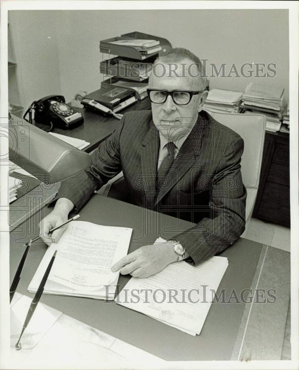 1969 Press Photo James Sterner, Acting City Health Director - hpa78173 ...