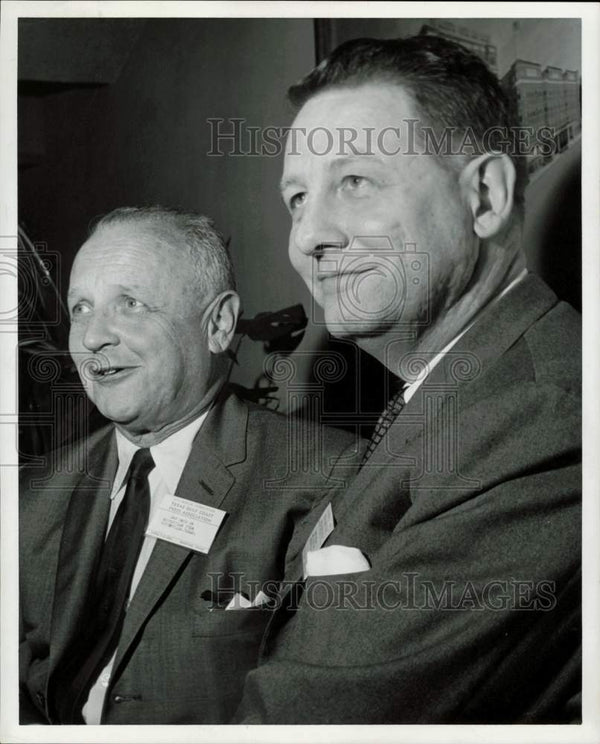 1961 Press Photo Don Reid and DeLoach give a statement. - hpa78198 ...