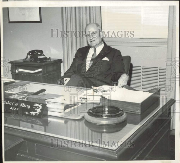 1958 Press Photo Dr. Robert Storey, President's Civil Rights Commission ...