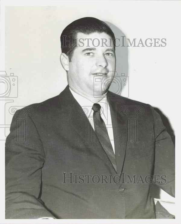 1961 Press Photo James Cummins, Robert J. Cummins Company owner ...