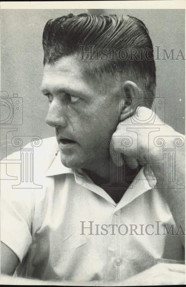 1960 Press Photo Samuel L. Moore, charged with murder of ex-wife ...